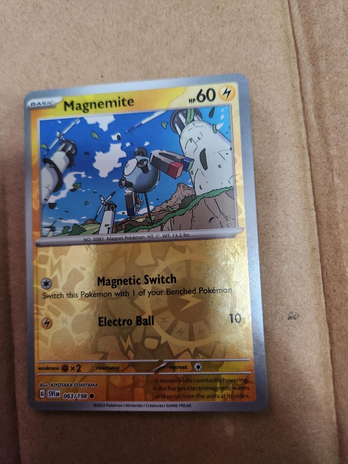 Magnemite [Reverse Holo] | Ungraded | Pokemon Scarlet & Violet