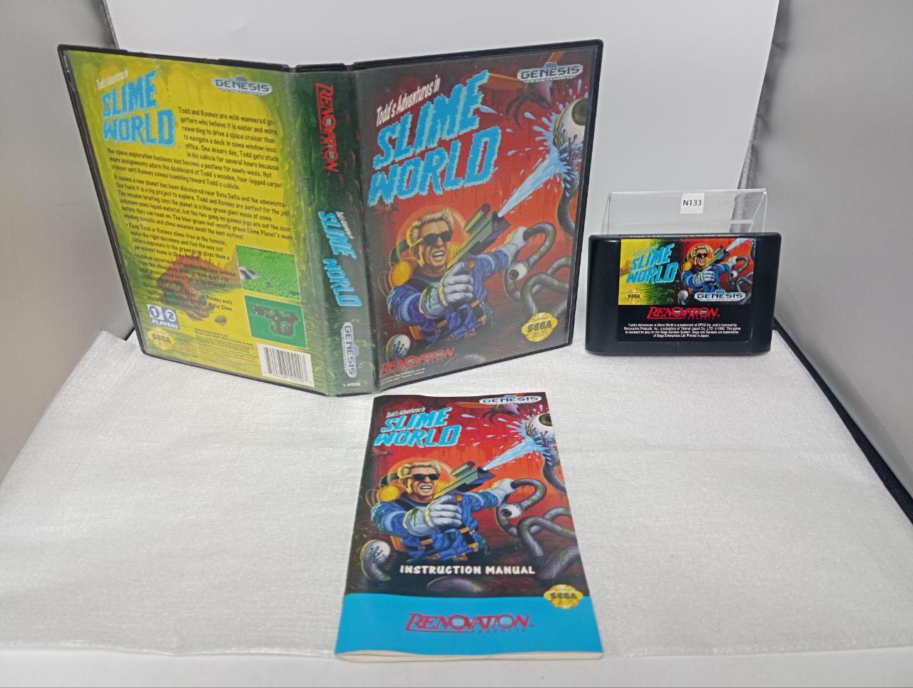 Todd's Adventures in Slime World | Item, Box, and Manual | Sega Genesis