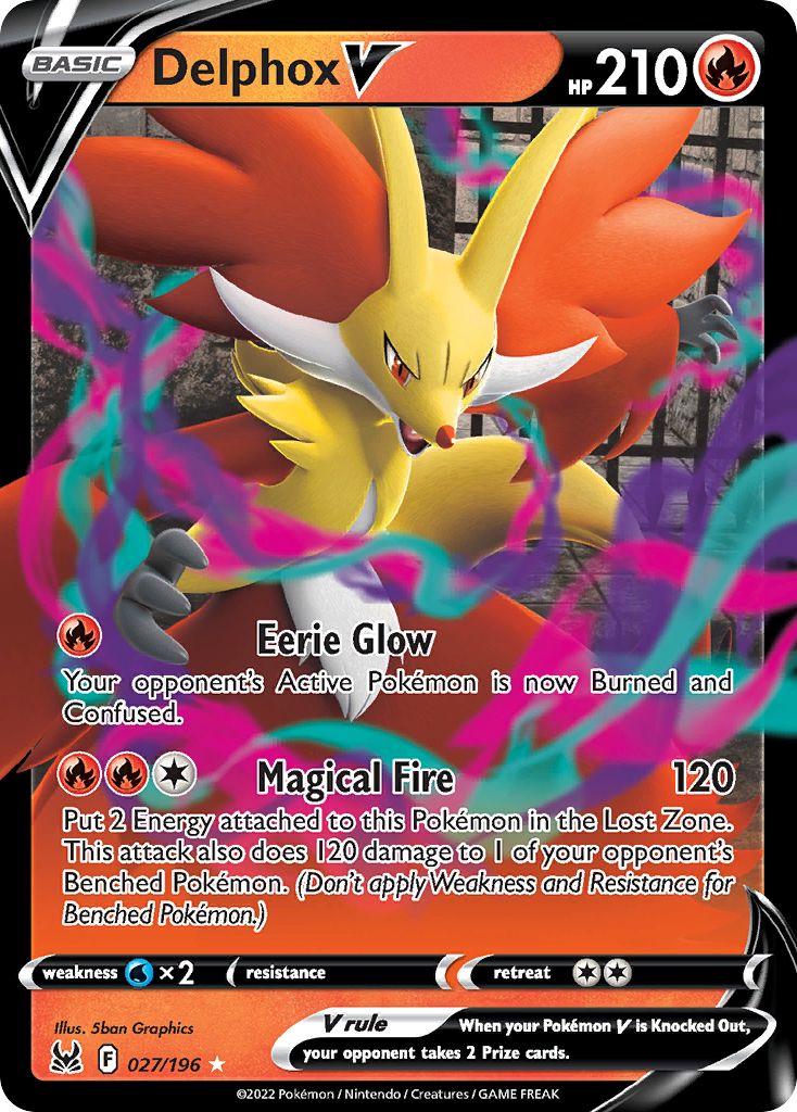 Delphox V #27 Prices | Pokemon Lost Origin | Pokemon Cards