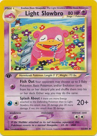 Light Slowbro [1st Edition] #51 Prices | Pokemon Neo Destiny | Pokemon ...