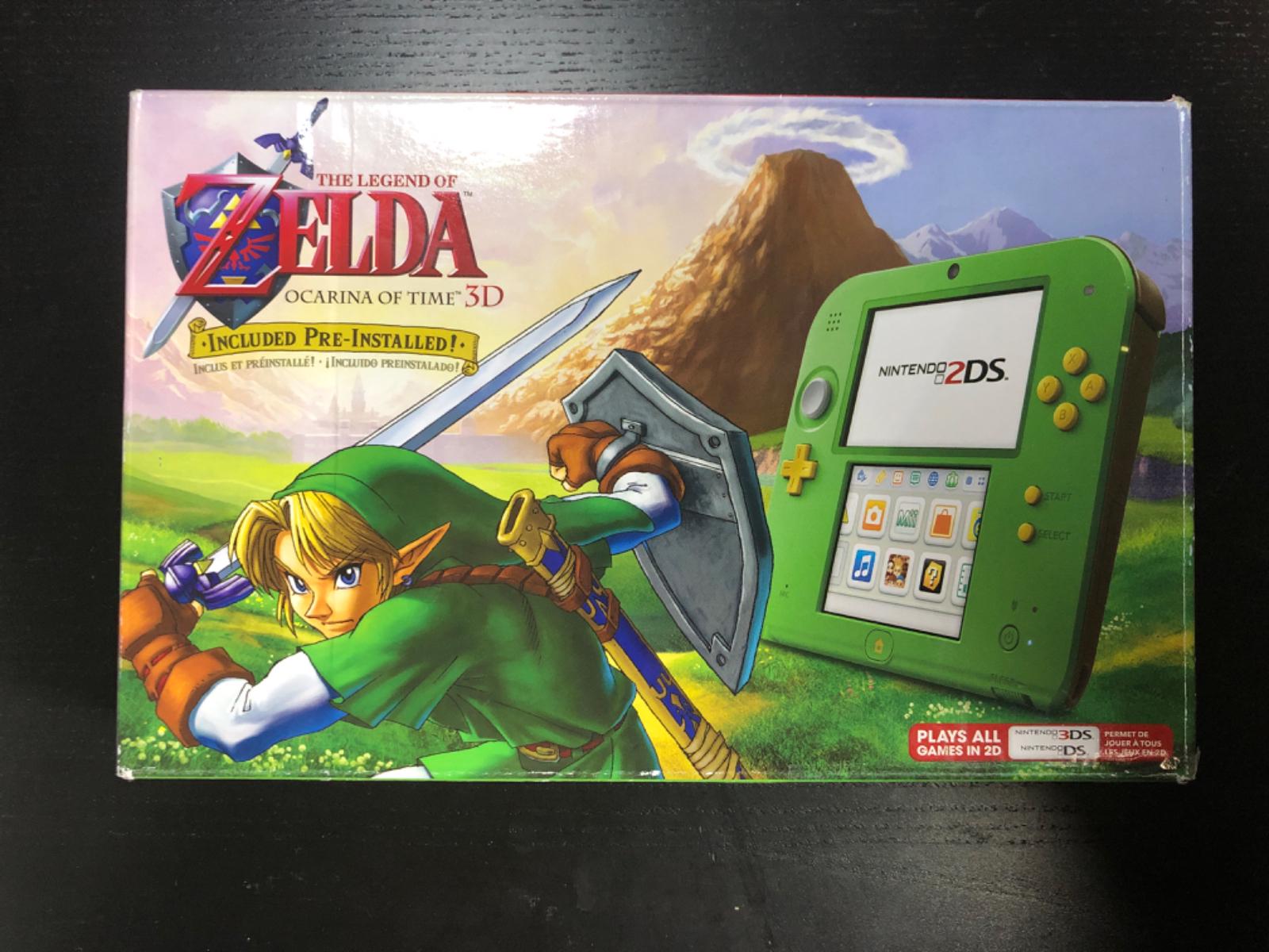 Nintendo 2DS Zelda Ocarina of Time Edition | Item, Box, and Manual ...