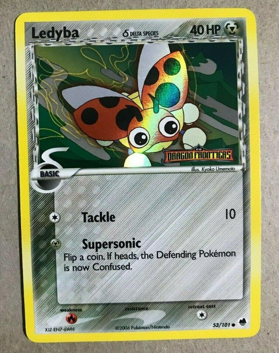 Ledyba [Reverse Holo] #53 Prices | Pokemon Dragon Frontiers | Pokemon Cards