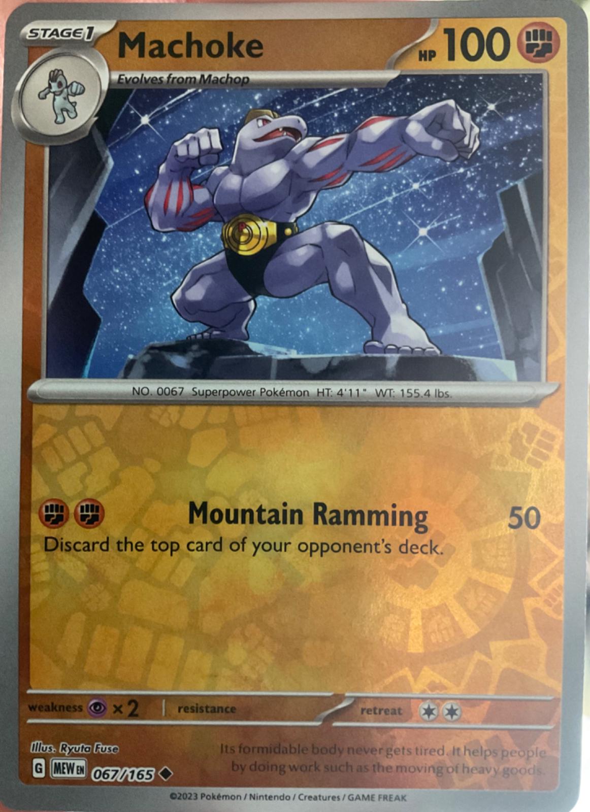 Machoke [Reverse Holo] #67 Prices | Pokemon Scarlet & Violet 151 ...