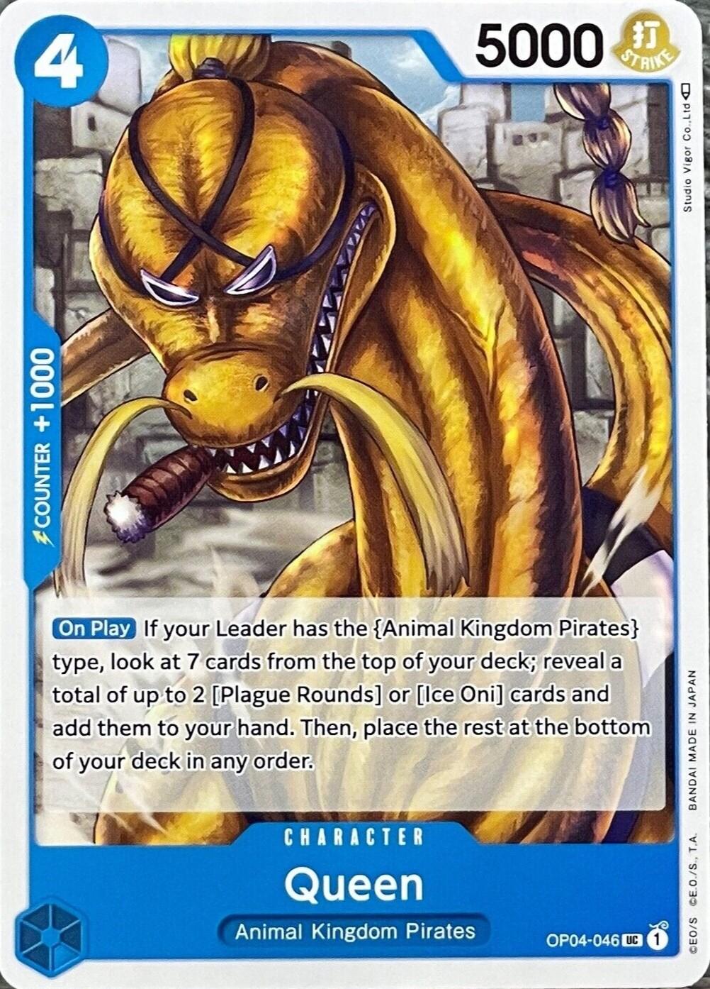 Queen OP04-046 Prices | One Piece Kingdoms of Intrigue | One Piece Cards