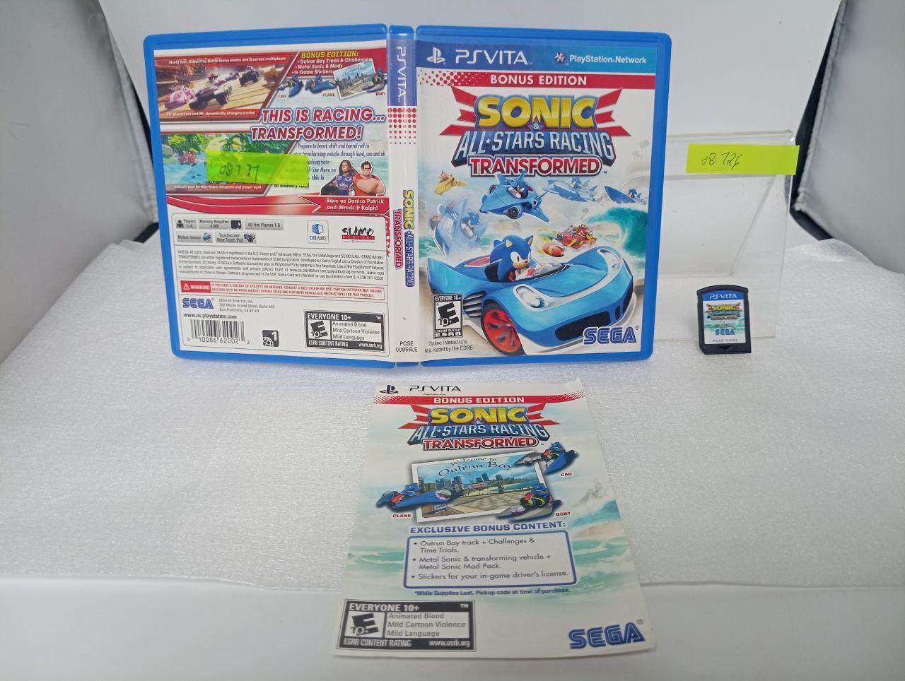 Sonic & All-Stars Racing Transformed | Item, Box, and Manual ...
