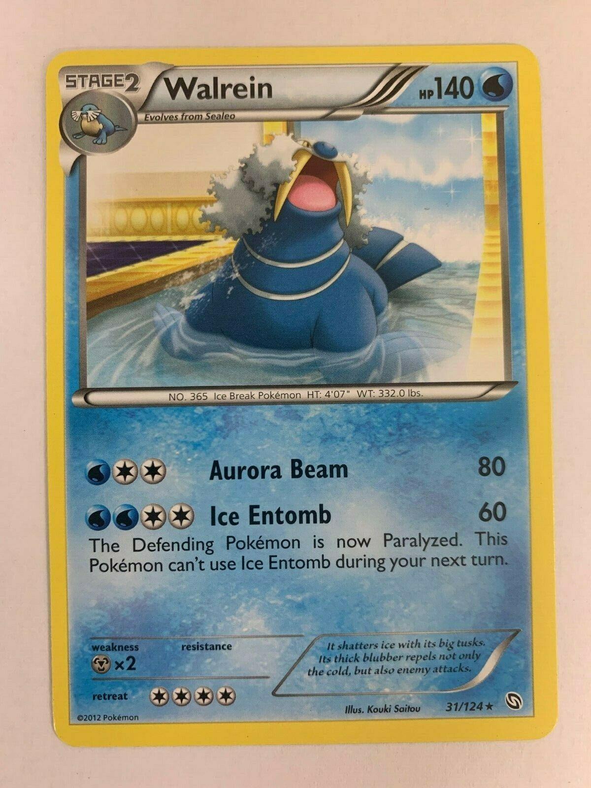 Walrein #31 Prices | Pokemon Dragons Exalted | Pokemon Cards