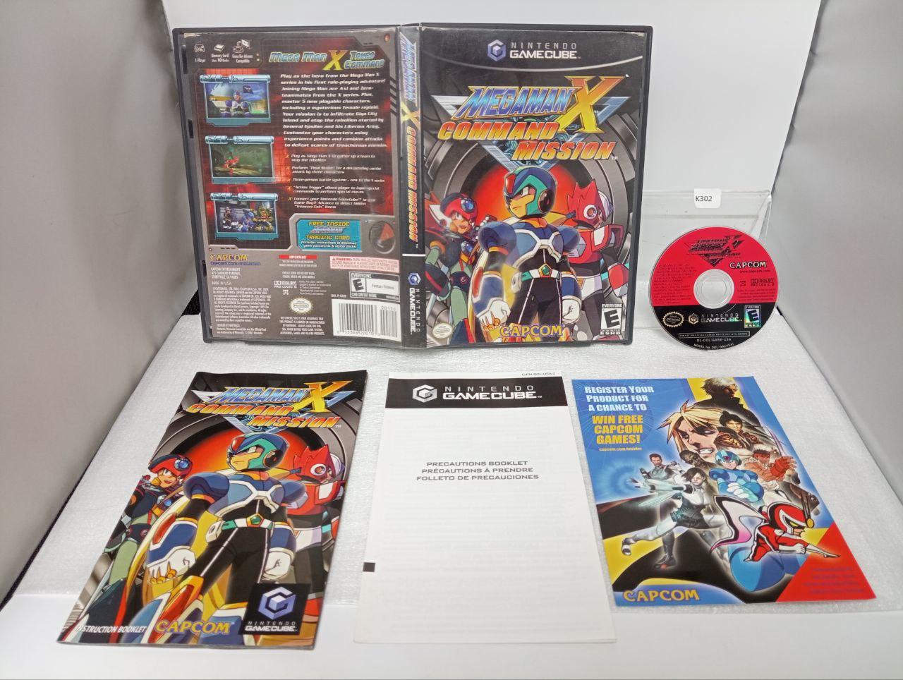 Mega Man X Command Mission | Item, Box, and Manual | Gamecube