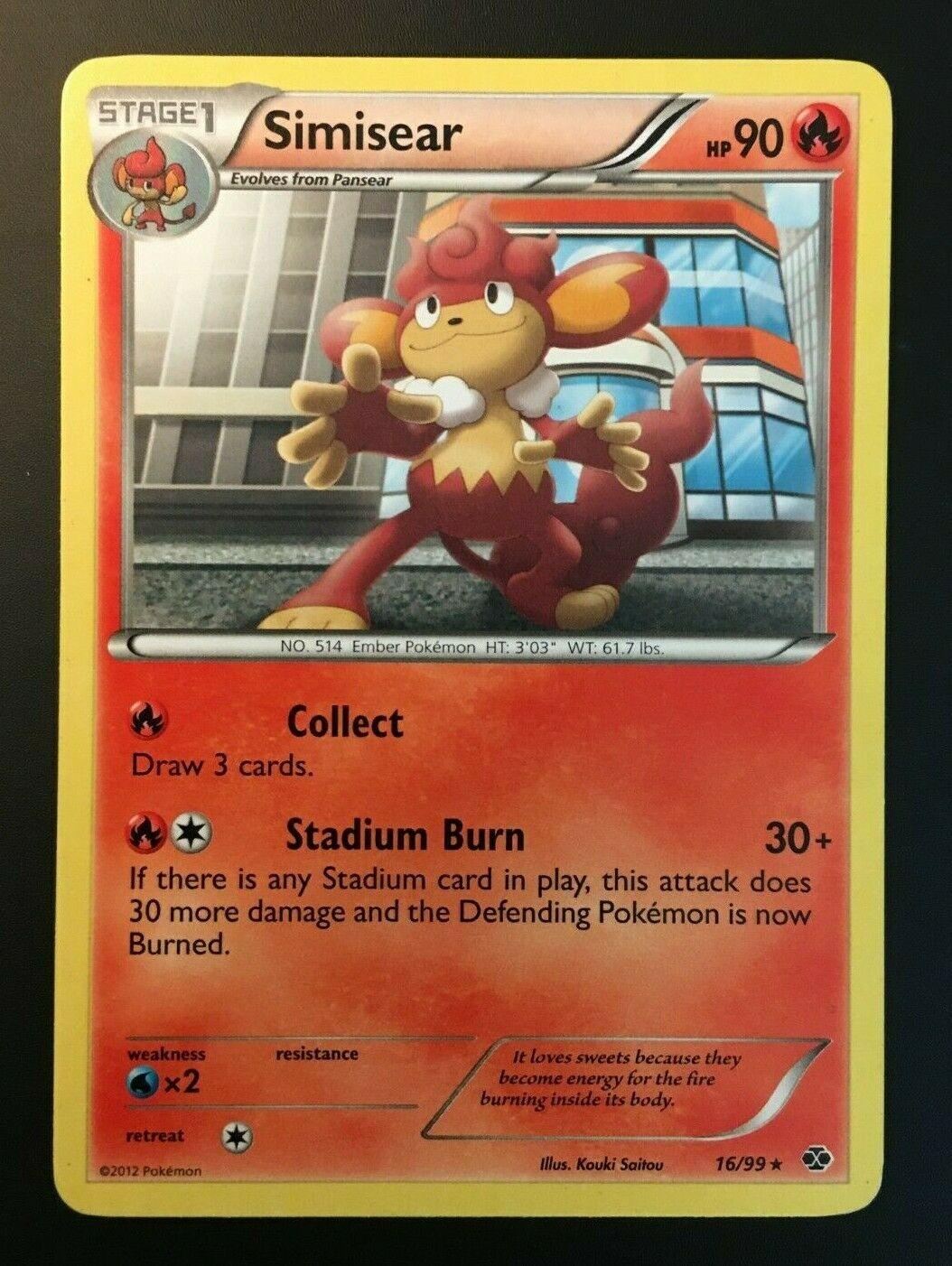 Simisear #16 Prices | Pokemon Next Destinies | Pokemon Cards