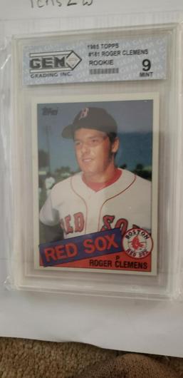 Roger Clemens | Graded 9 | 1985 Topps