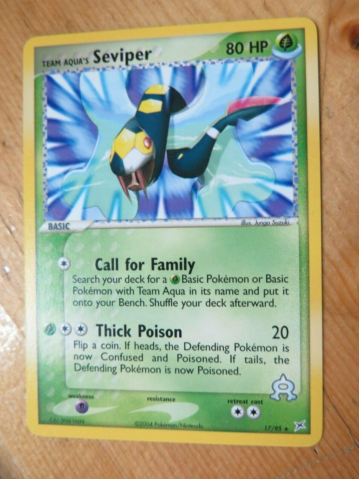 Seviper #17 Prices | Pokemon Team Magma & Team Aqua | Pokemon Cards