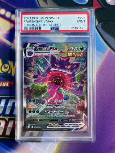 Gengar VMAX | Graded 9 | Pokemon Fusion Strike