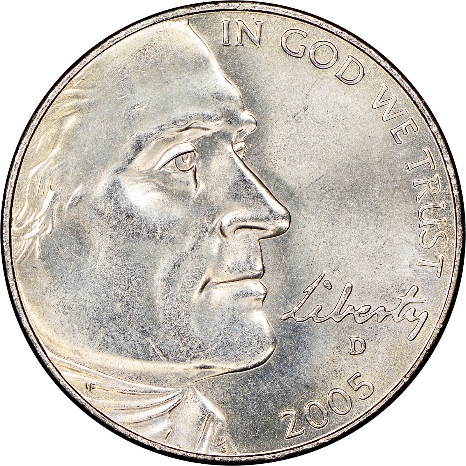 2005 D [BISON] Jefferson Nickel Prices | Ungraded, NGC, PCGS Values