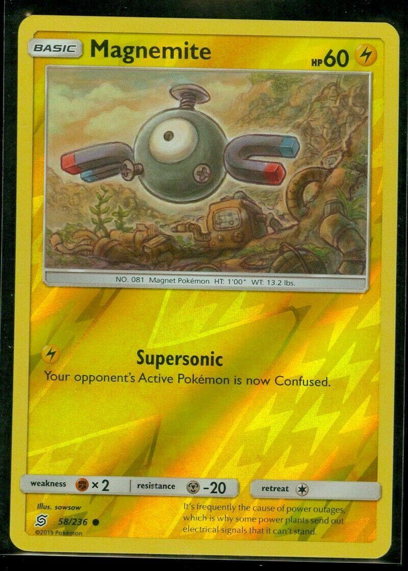 Magnemite [Reverse Holo] #58 Precios | Pokemon Unified Minds | Tarjetas de Pokemon