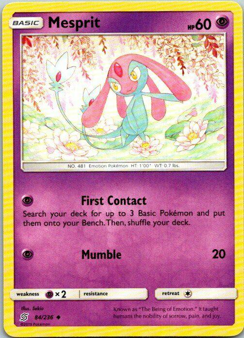Mesprit #84 Prices | Pokemon Unified Minds | Pokemon Cards