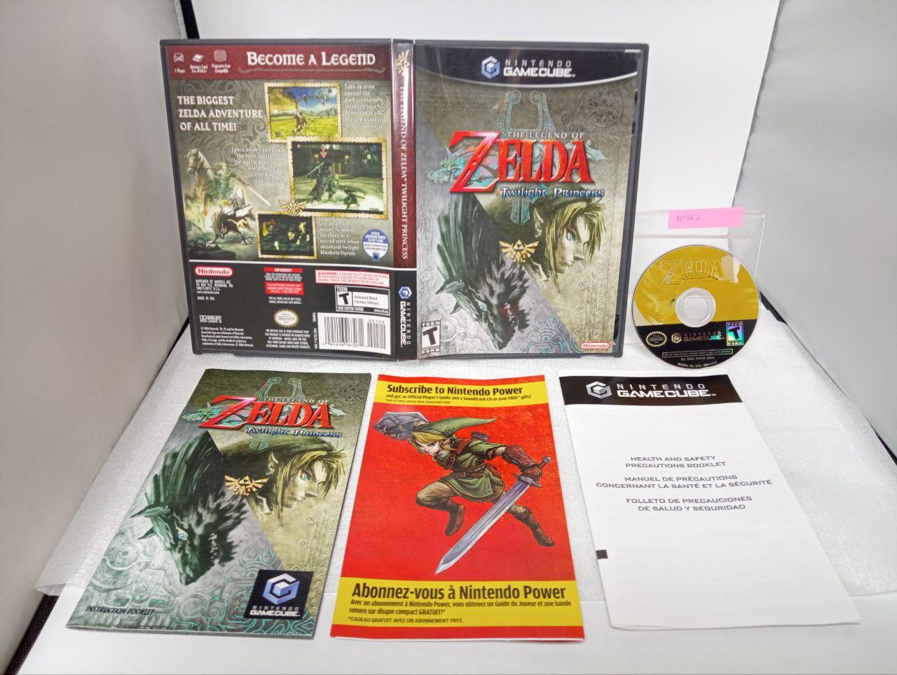 Zelda Twilight Princess | Item, Box, and Manual | Gamecube