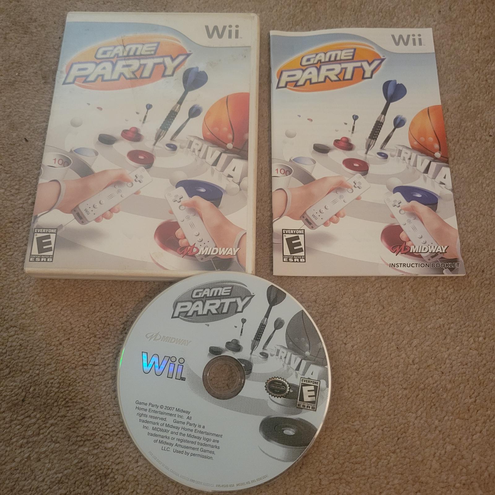 Game Party | Item, Box, and Manual | Wii