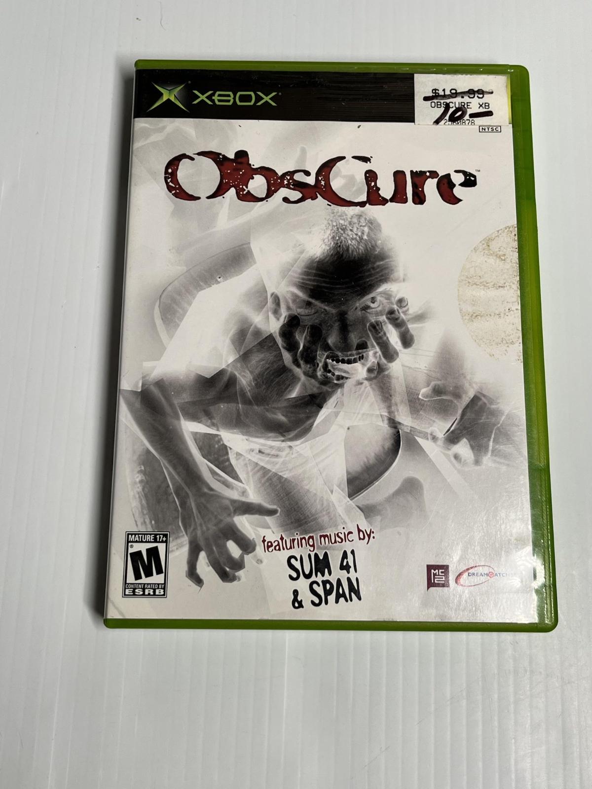 Obscure | Item, Box, and Manual | Xbox