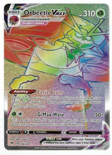 Orbeetle VMAX #186 Prices | Pokemon Vivid Voltage | Pokemon Cards
