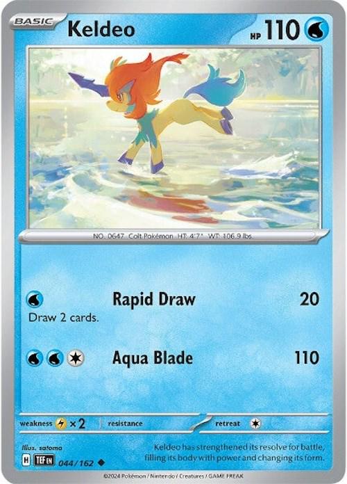Keldeo #44 Prices | Pokemon Temporal Forces | Pokemon Cards