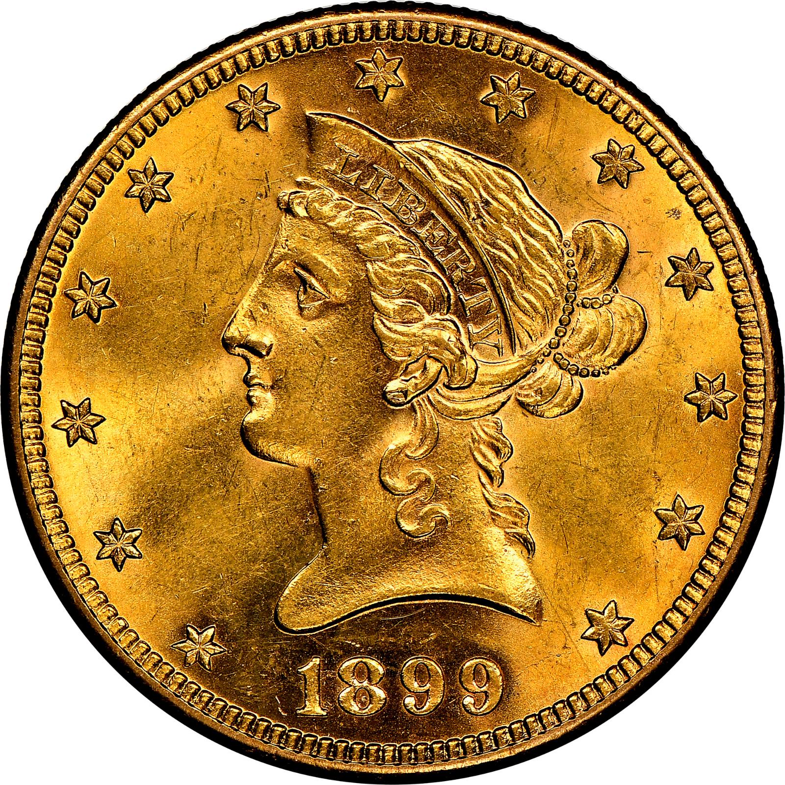 1899 S Liberty Head Gold Double Eagle Prices | Ungraded, NGC, PCGS Values