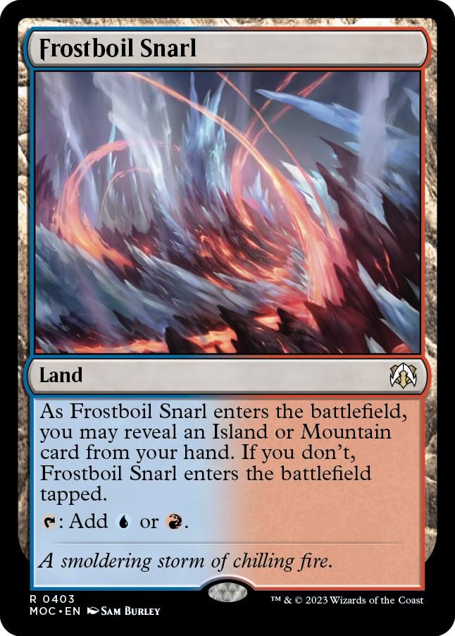 Frostboil Snarl #403 Prices | Magic March of the Machine Commander ...