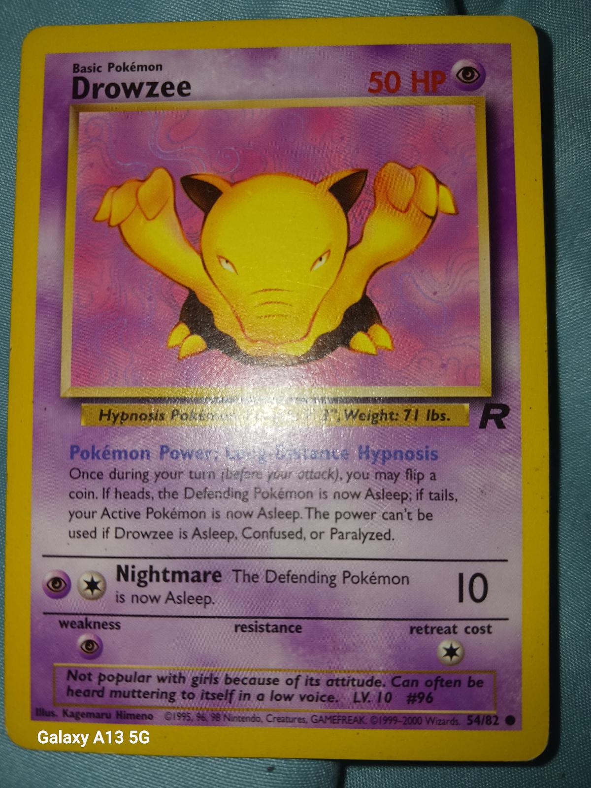 Drowzee [1st Edition] | Ungraded | Pokemon Team Rocket