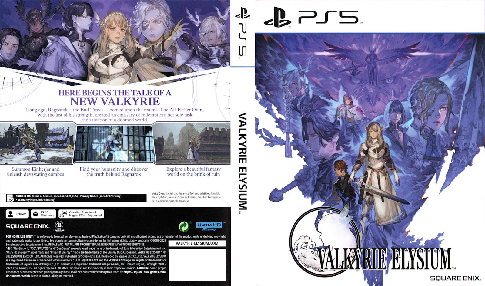 Valkyrie Elysium Precios PAL Playstation 5 | Compara precios sueltos ...