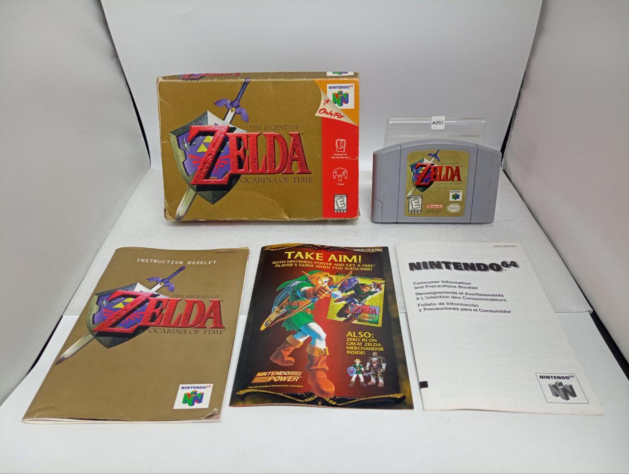 Zelda Ocarina of Time | Item, Box, and Manual | Nintendo 64