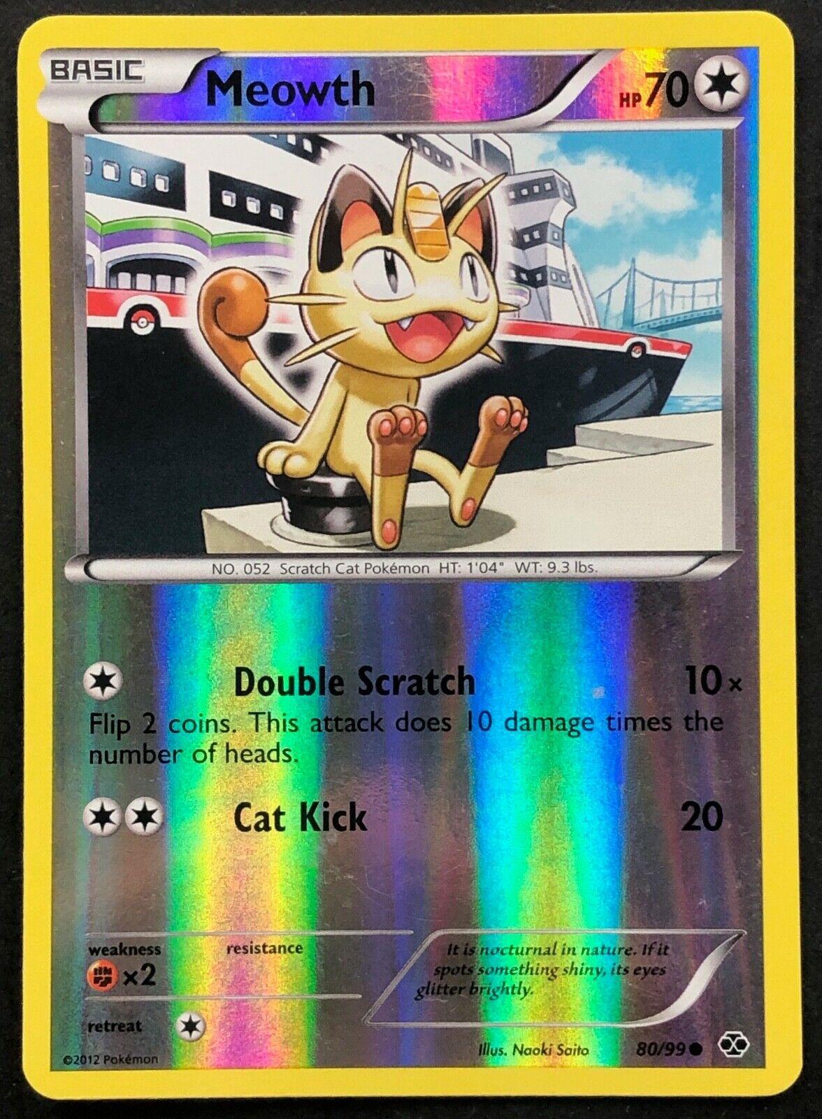 Meowth [Reverse Holo] #80 Prices | Pokemon Next Destinies | Pokemon Cards