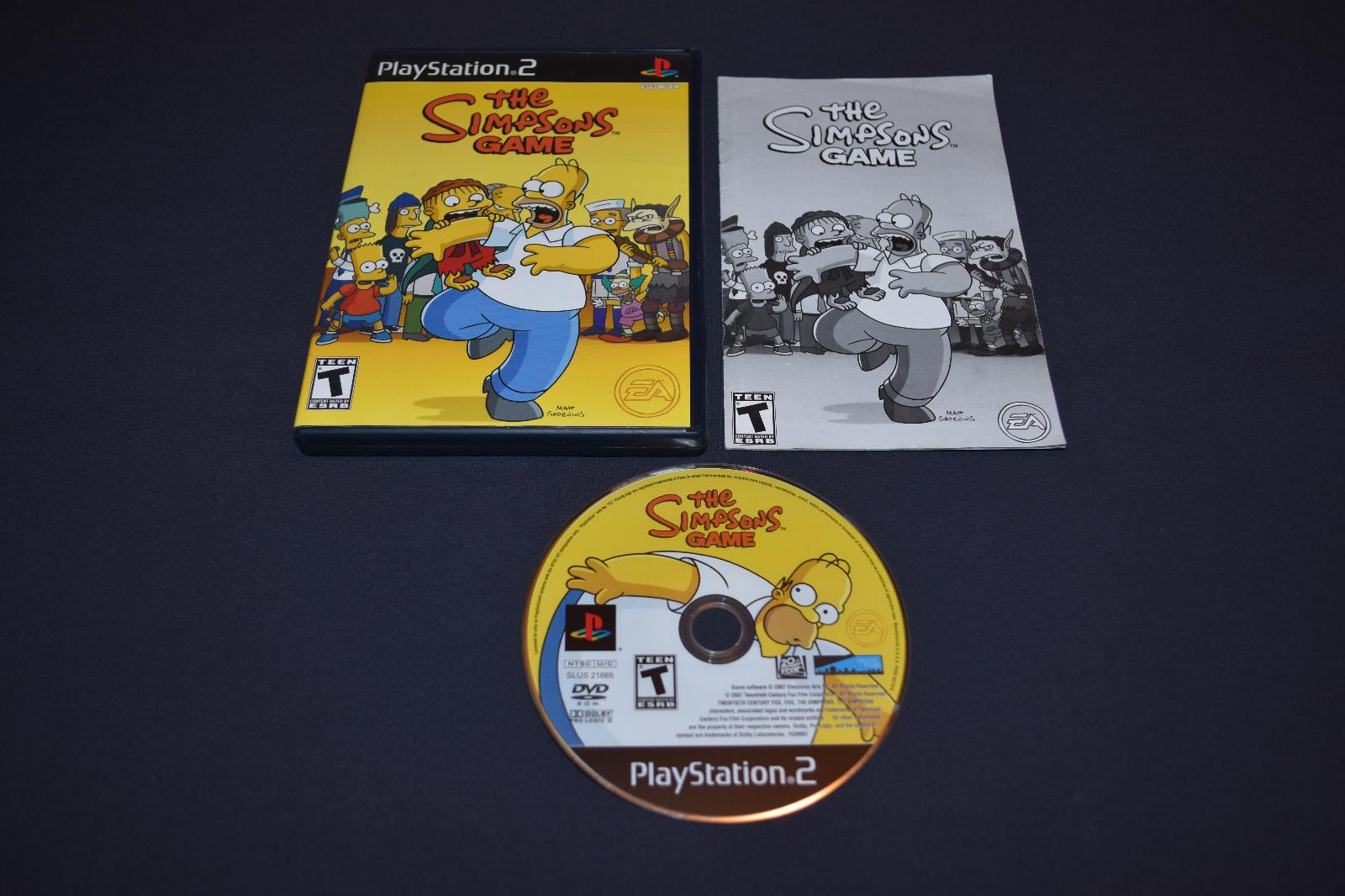 The Simpsons Game | Item, Box, and Manual | Playstation 2
