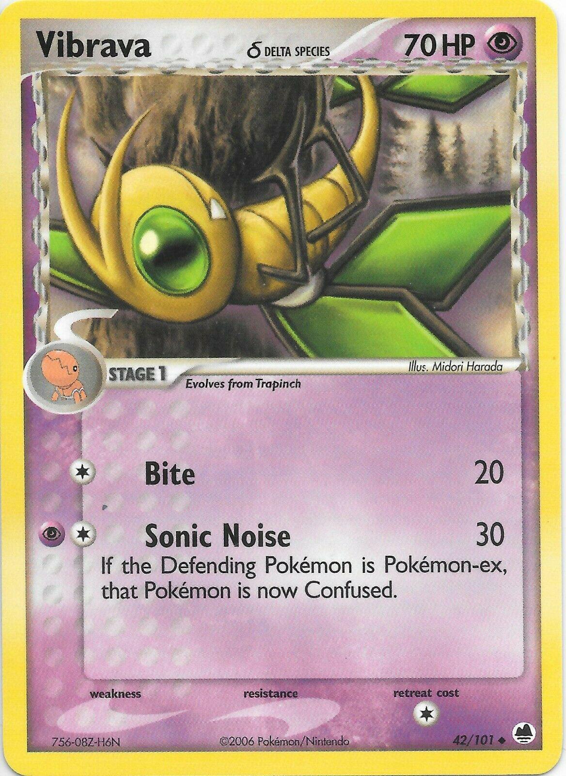 Vibrava #42 Prices | Pokemon Dragon Frontiers | Pokemon Cards