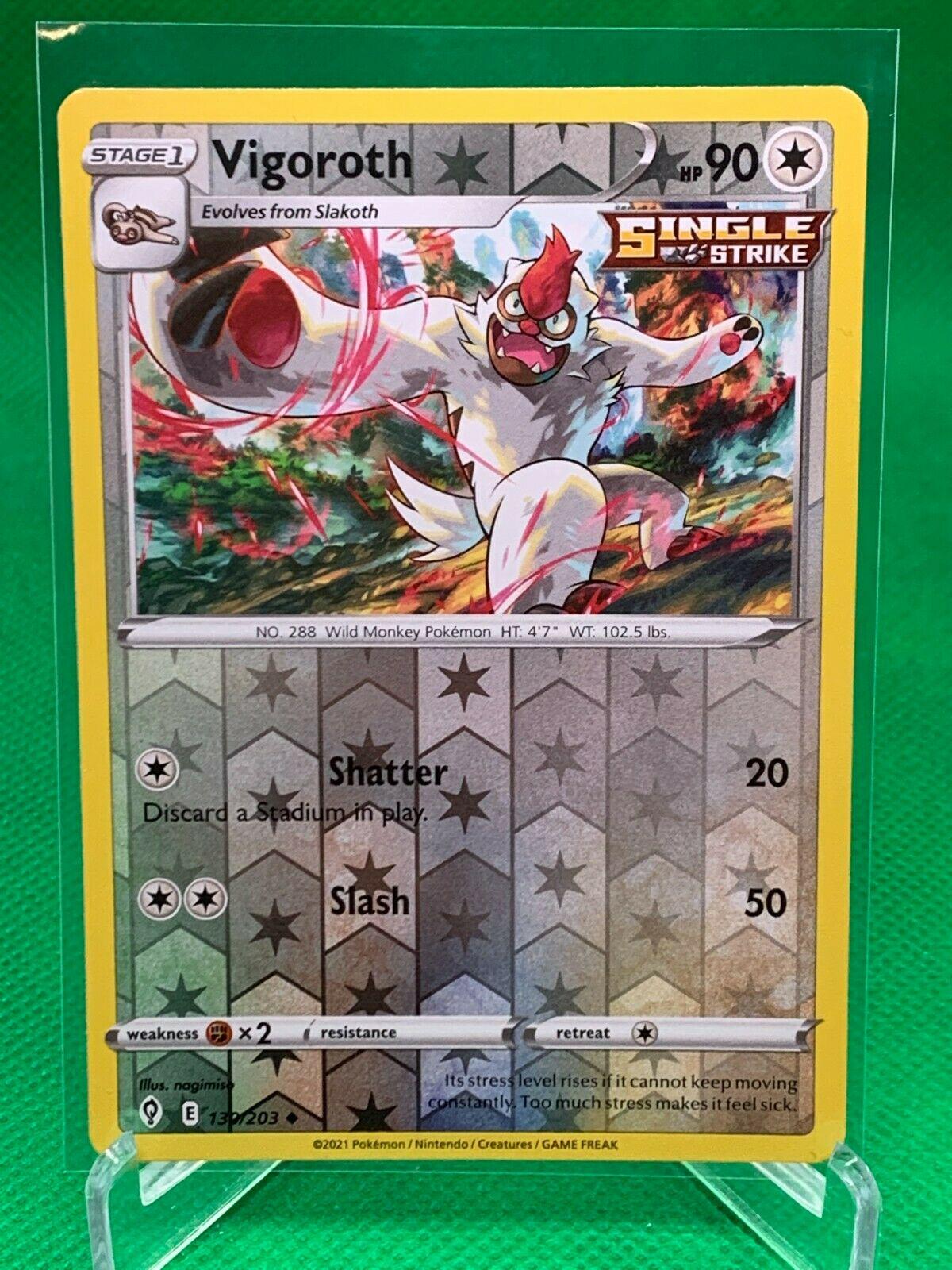 Vigoroth [Reverse Holo] #130 Prices | Pokemon Evolving Skies | Pokemon ...