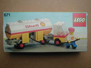 Shell Fuel Pumper #671 LEGO Set Prices | New, Boxed, Loose Values