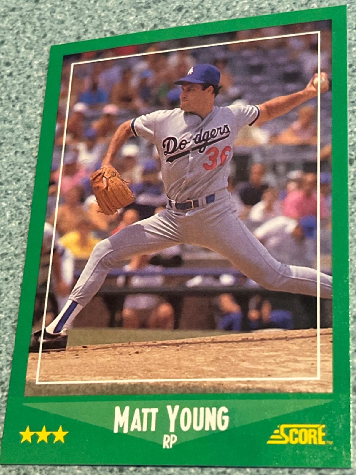 Matt Young #357 Prices | 1988 Score | Baseball Cards
