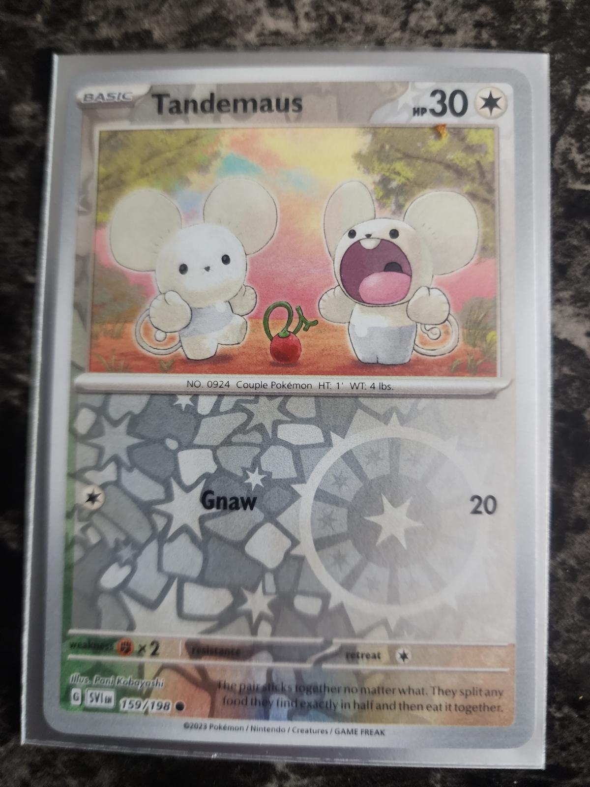 Tandemaus [Reverse Holo] #159 Prices | Pokemon Scarlet & Violet ...