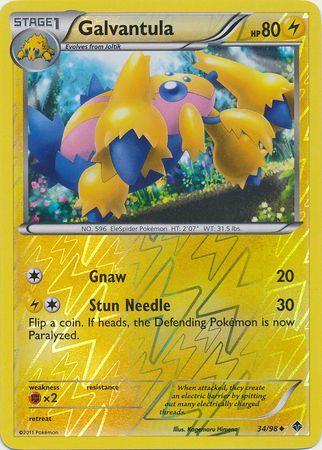 Galvantula [Reverse Holo] #34 Prices | Pokemon Emerging Powers ...