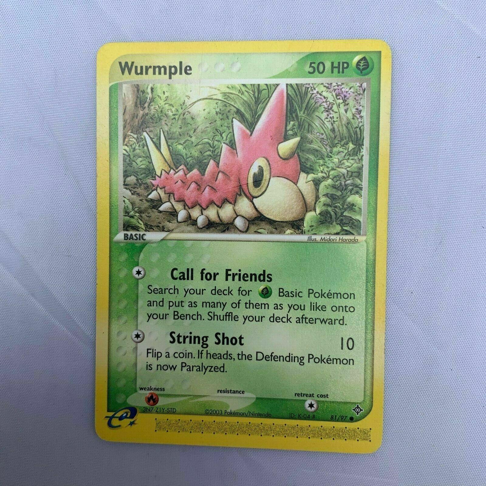 Wurmple #81 Prices | Pokemon Dragon | Pokemon Cards