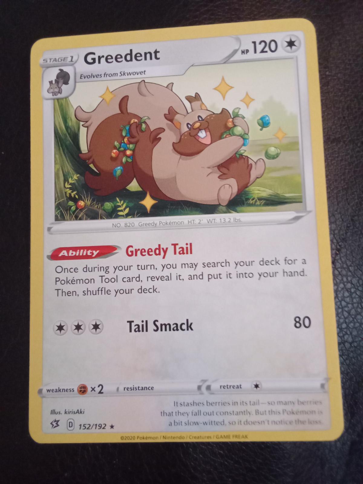 Greedent | Ungraded | Pokemon Rebel Clash