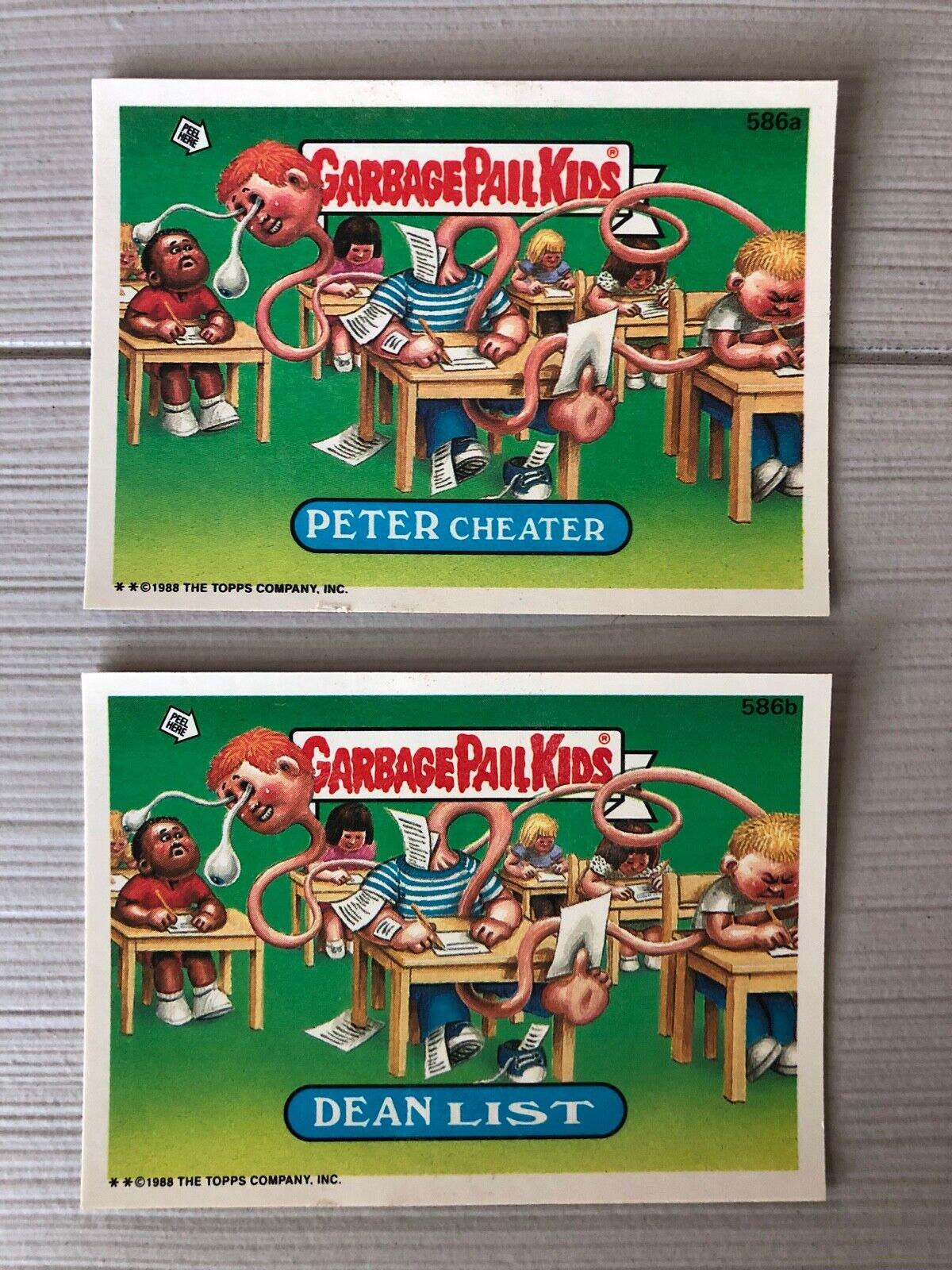 PETER Cheater #586a Prices | 1988 Garbage Pail Kids | GPK Cards