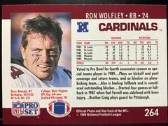 Ron Wolfley #264 Prices | 1990 Pro Set | Football Cards