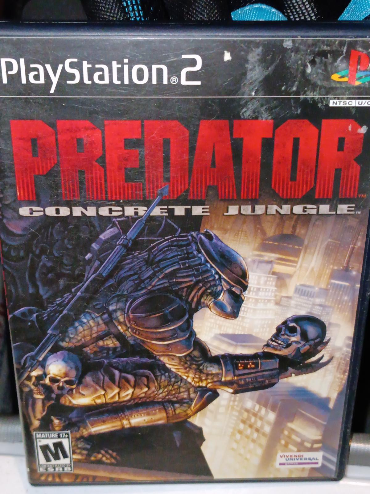 Predator Concrete Jungle | Item and Box only | Playstation 2