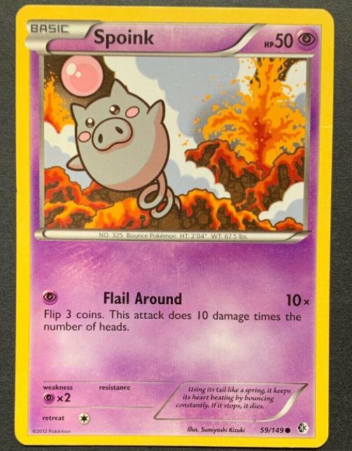 Spoink #59 Prices | Pokemon Boundaries Crossed | Pokemon Cards