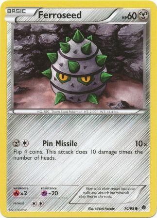 Ferroseed #70 Prices | Pokemon Emerging Powers | Pokemon Cards