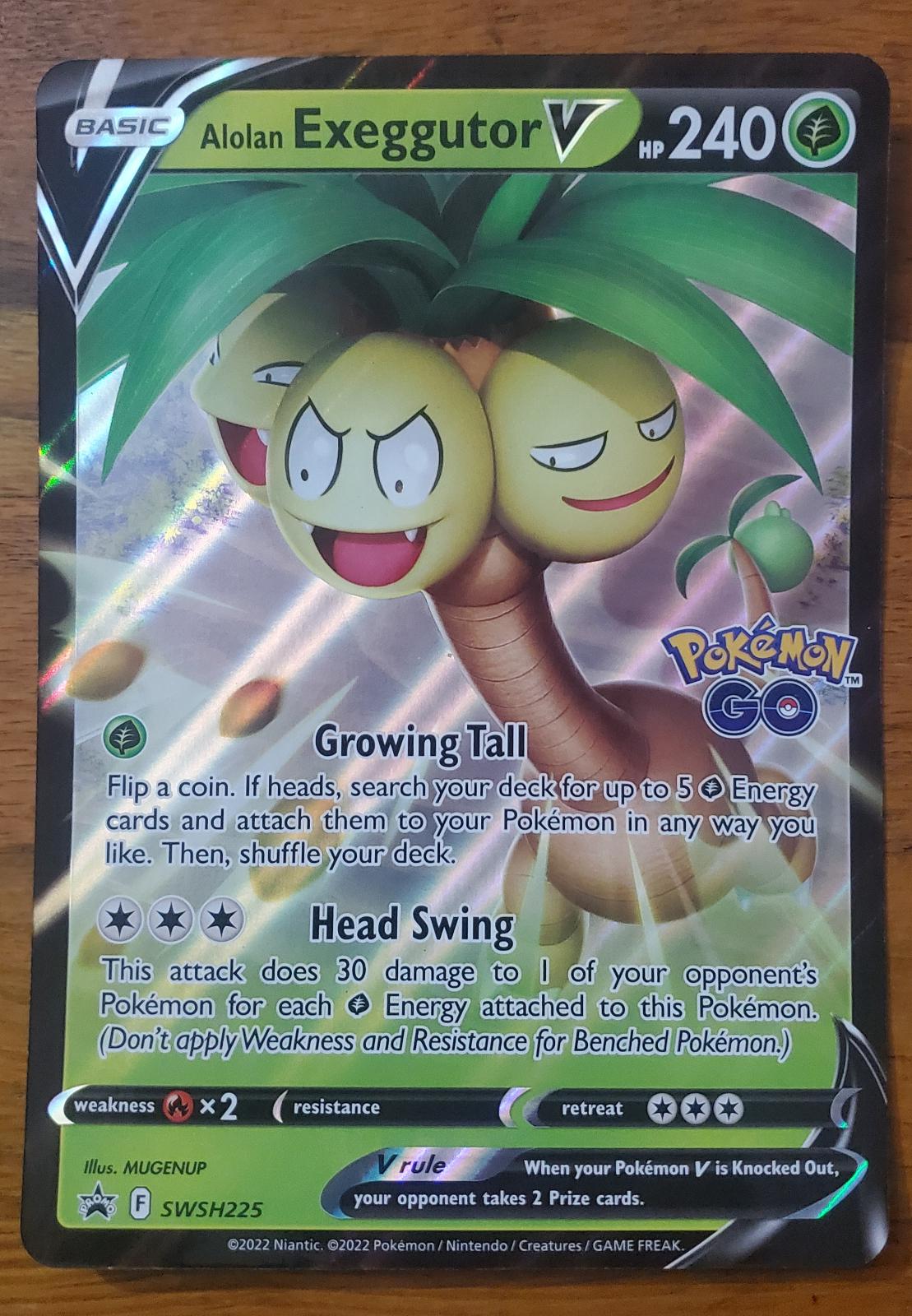 Alolan Exeggutor V [Jumbo] | Ungraded | Pokemon Promo