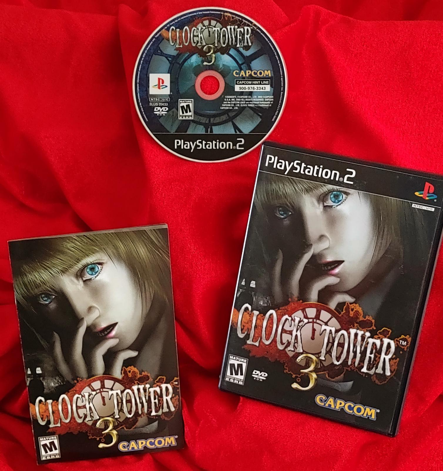 Clock Tower 3 Item Box And Manual Playstation 2 Clock Tower 3 Item Box And Manual Playstation 2