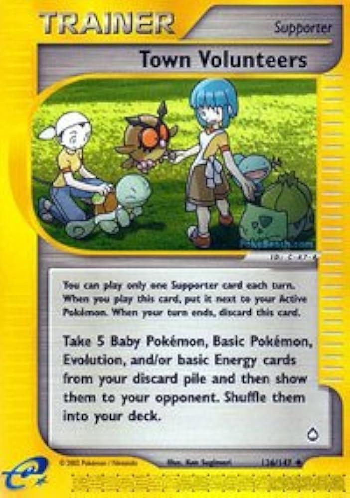 Town Volunteers #136 Prices | Pokemon Aquapolis | Pokemon Cards
