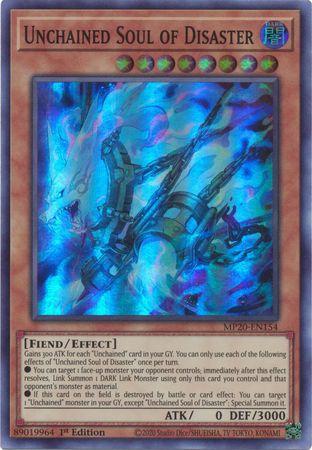 Unchained Soul of Disaster MP20-EN154 Prices | YuGiOh 2020 Tin of Lost ...