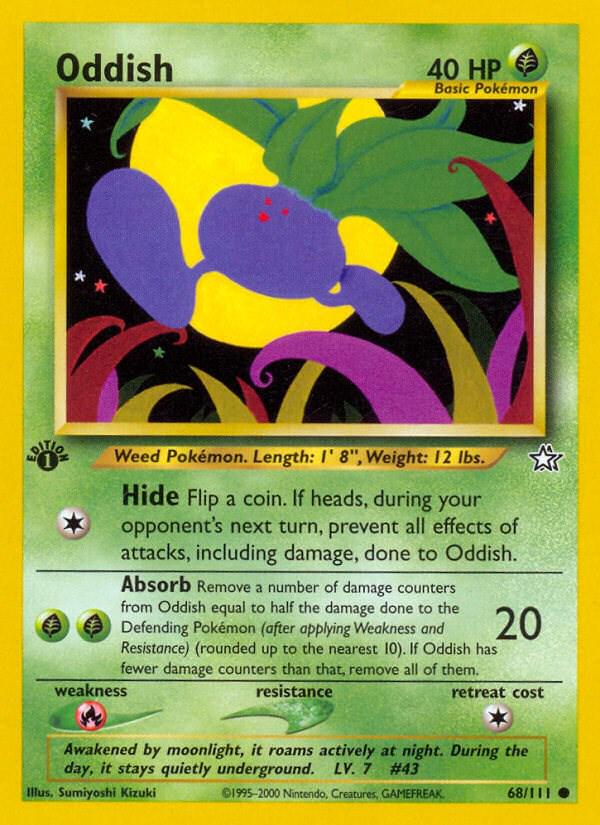 Oddish [1st Edition] #68 Prices | Pokemon Neo Genesis | Pokemon Cards