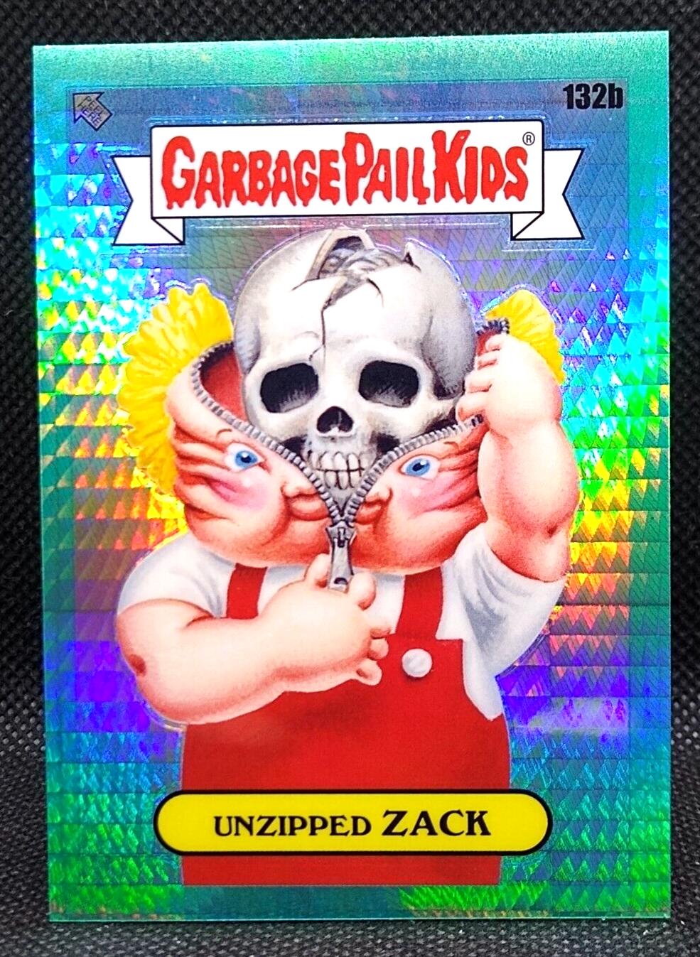 UNZIPPED ZACK [Aqua Prism] #132b Prices | 2021 Garbage Pail Kids Chrome ...