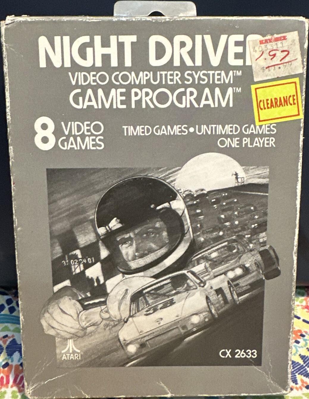 Night Driver [Gray Box] Prices Atari 2600 | Compare Loose, CIB & New Prices